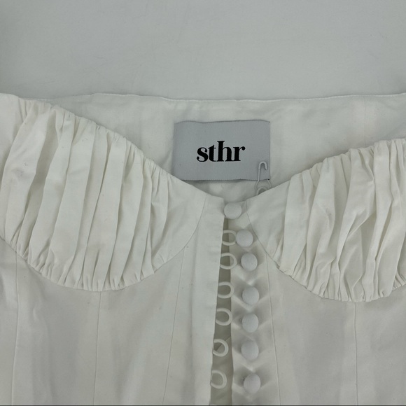 sthr | Tops | Sthr Heaven Crop Top White | Poshmark
